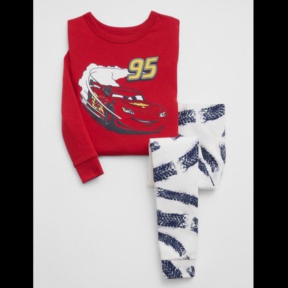 Disney | Pajamas | Disney Cars Lightning Mcqueen Pajama Set | Poshmark